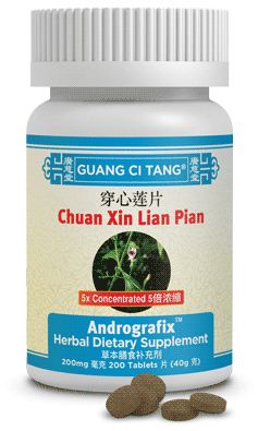 Chuan Xin Lian Pian 穿心蓮片 - Andrografix™ — shenclinic.com